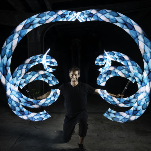 Visual Pixel Poi MINI - Pyroterra Lighttoys