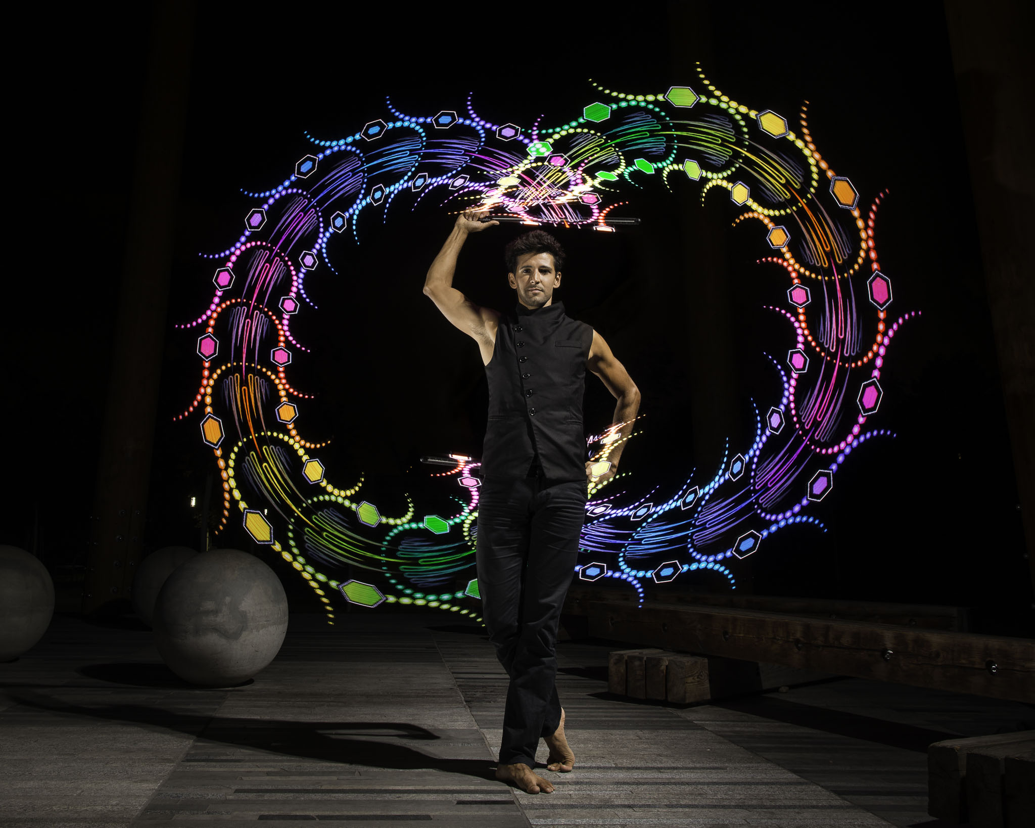 Visual Pixel Poi MAXI - Pyroterra Lighttoys