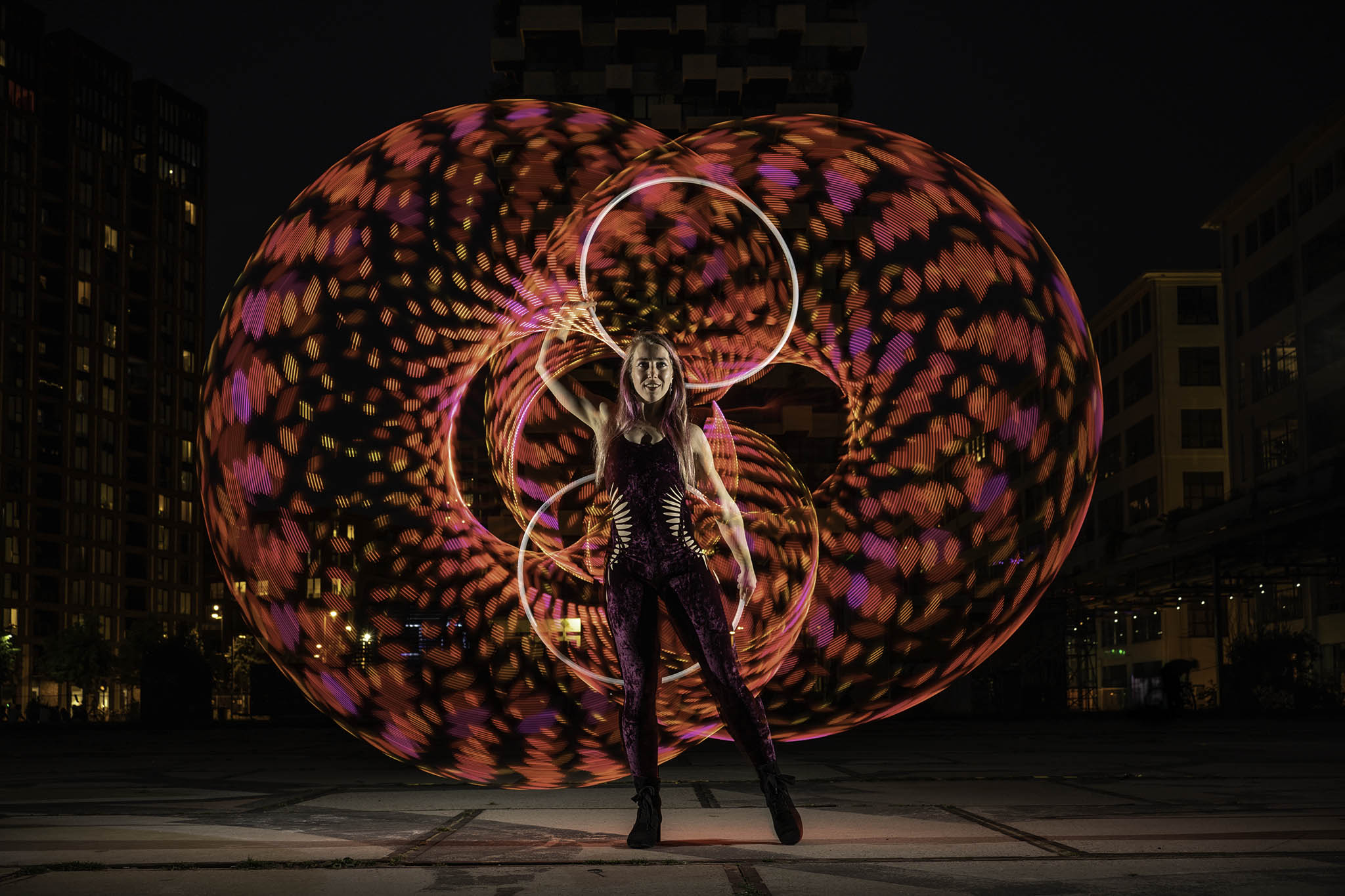 Visual LED Hoop - Pyroterra Lighttoys