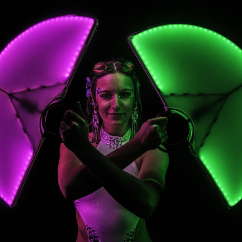 Moon LED Fans - Pyroterra Lighttoys