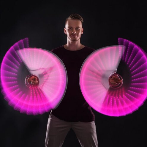 Moon LED Fans - Pyroterra Lighttoys