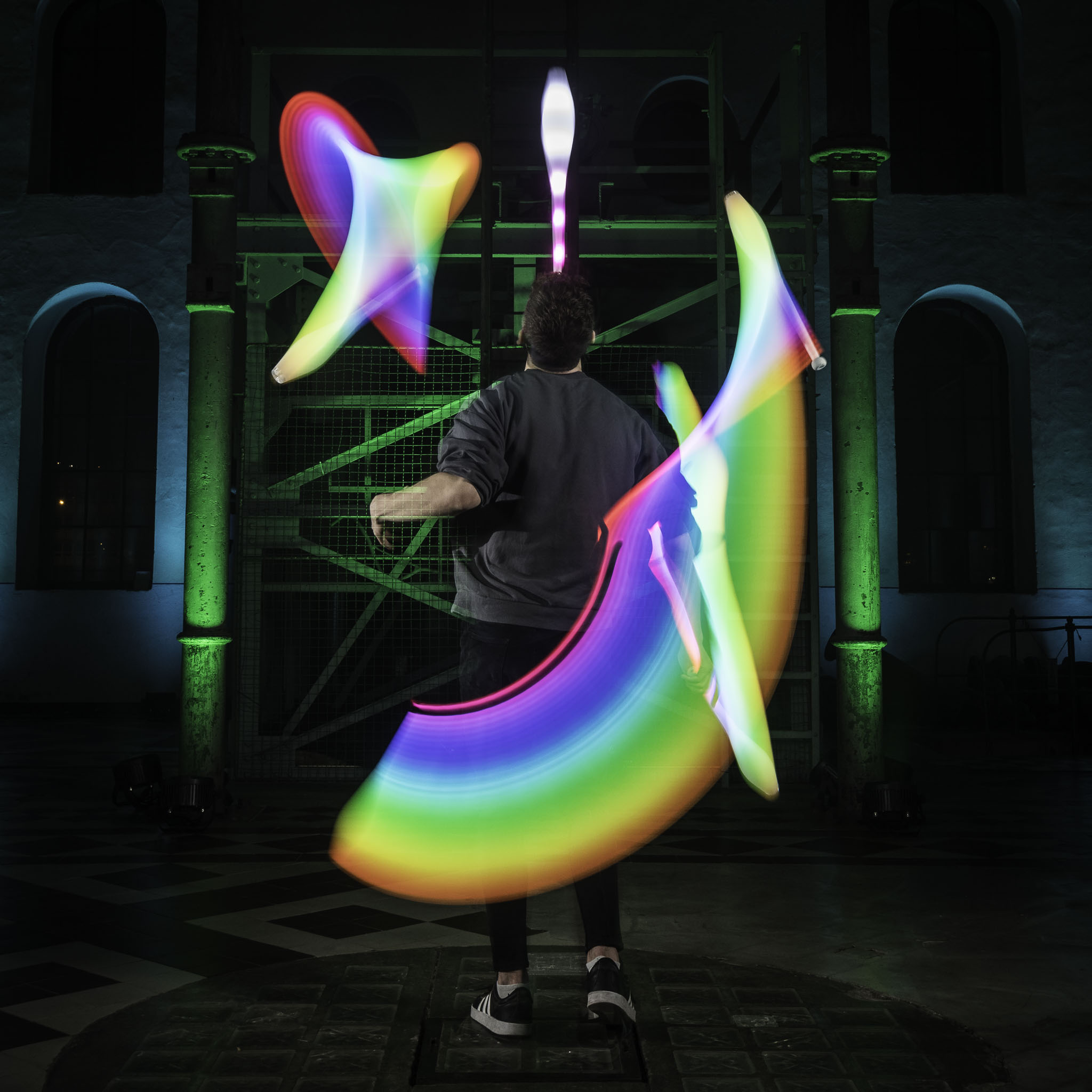 LED Juggling Club FT2 - Pyroterra Lighttoys