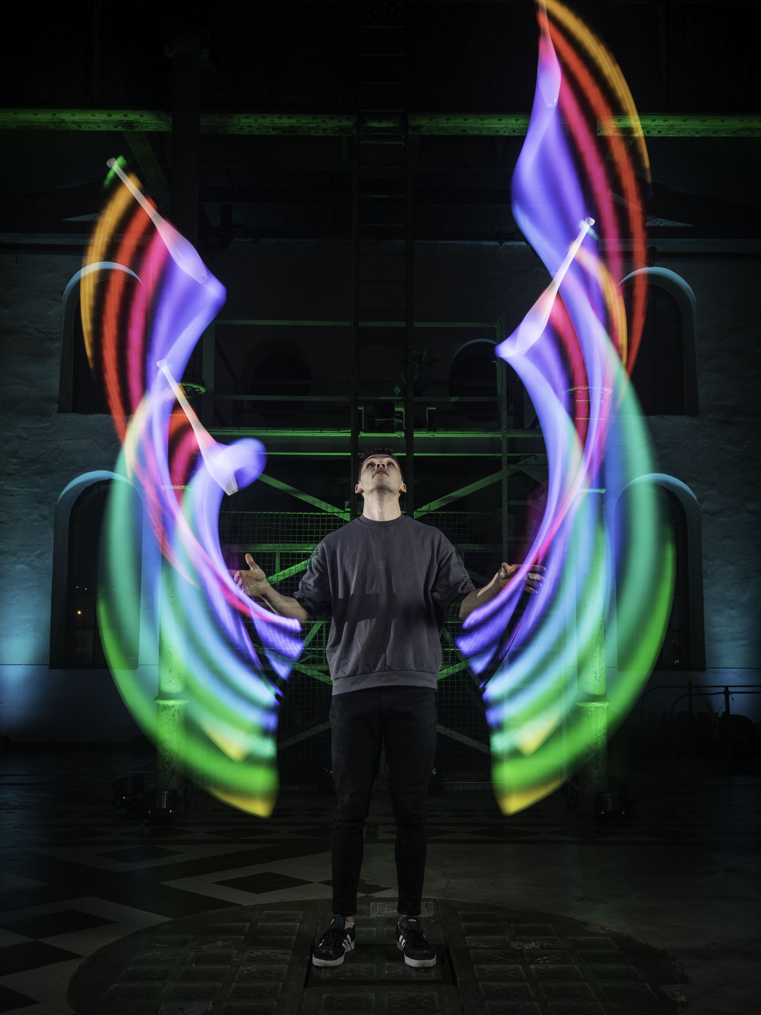 LED Juggling Club FT2 - Pyroterra Lighttoys