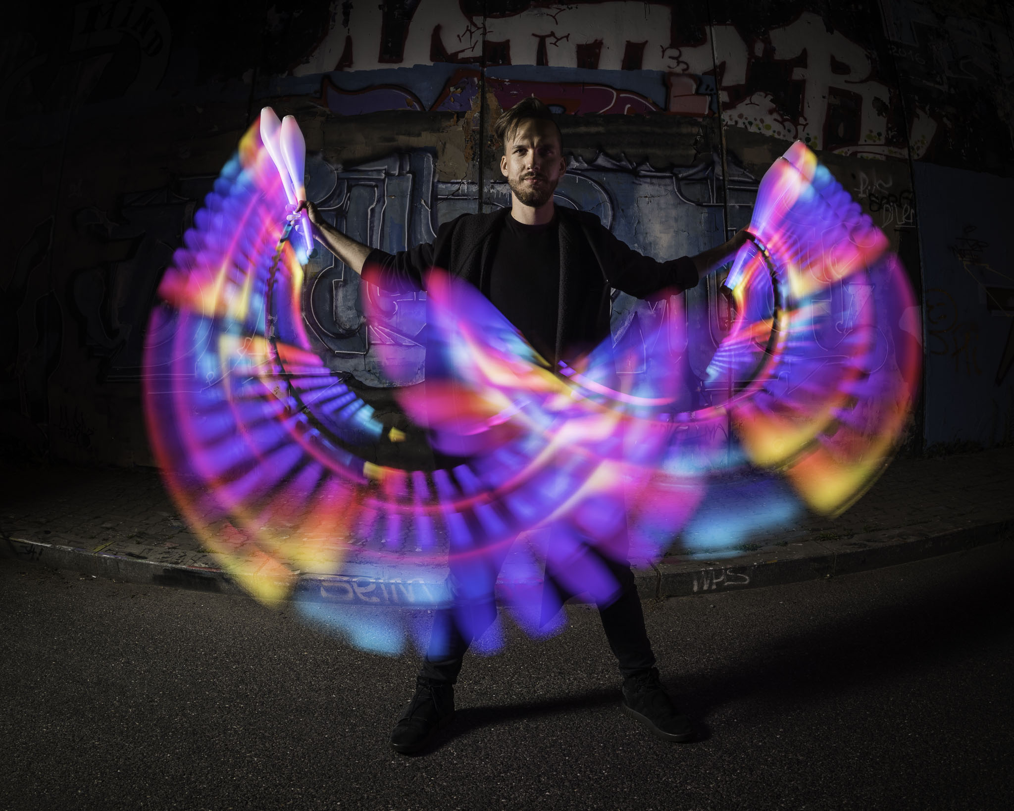 LED Juggling Club FT2 - Pyroterra Lighttoys