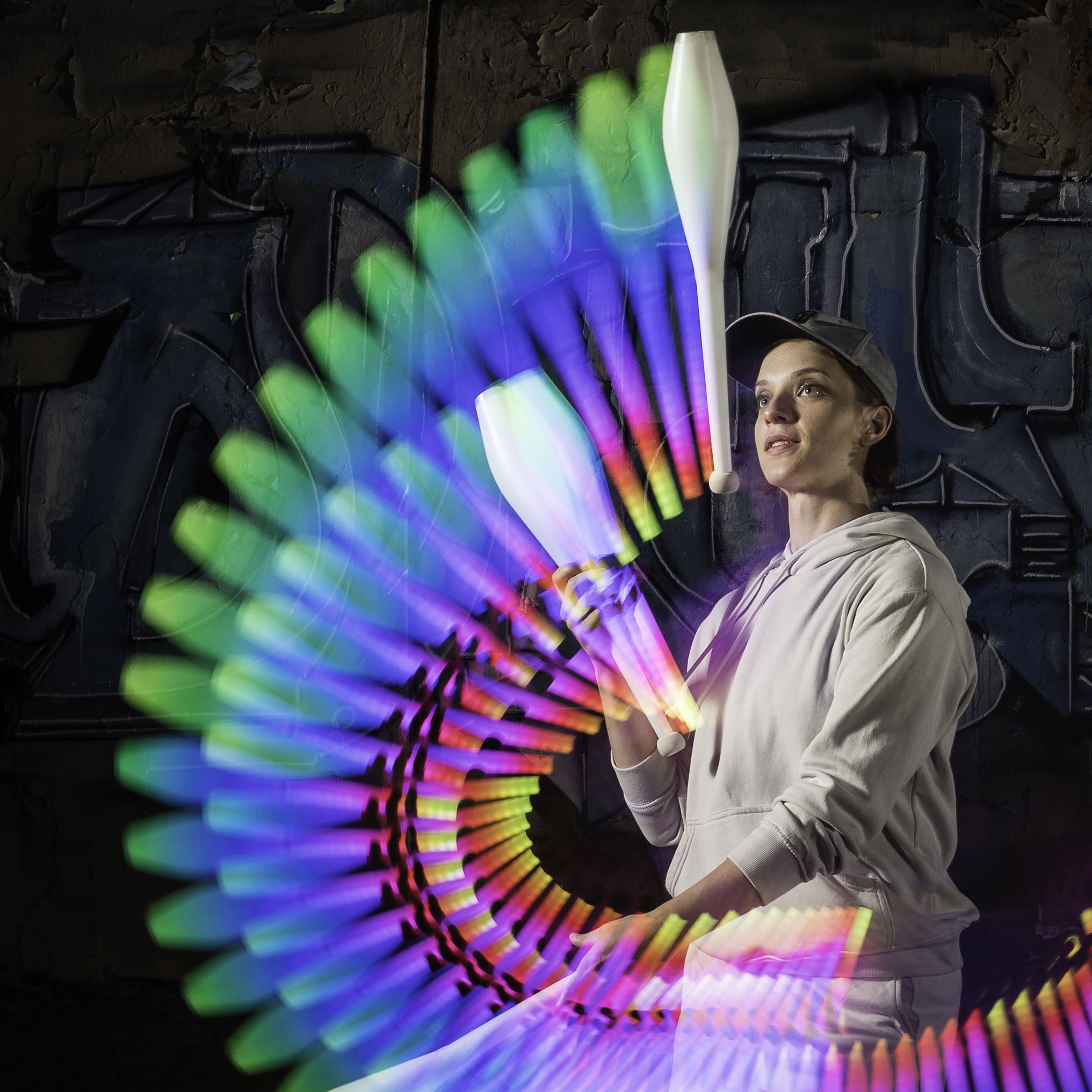 LED Juggling Club FT2 - Pyroterra Lighttoys