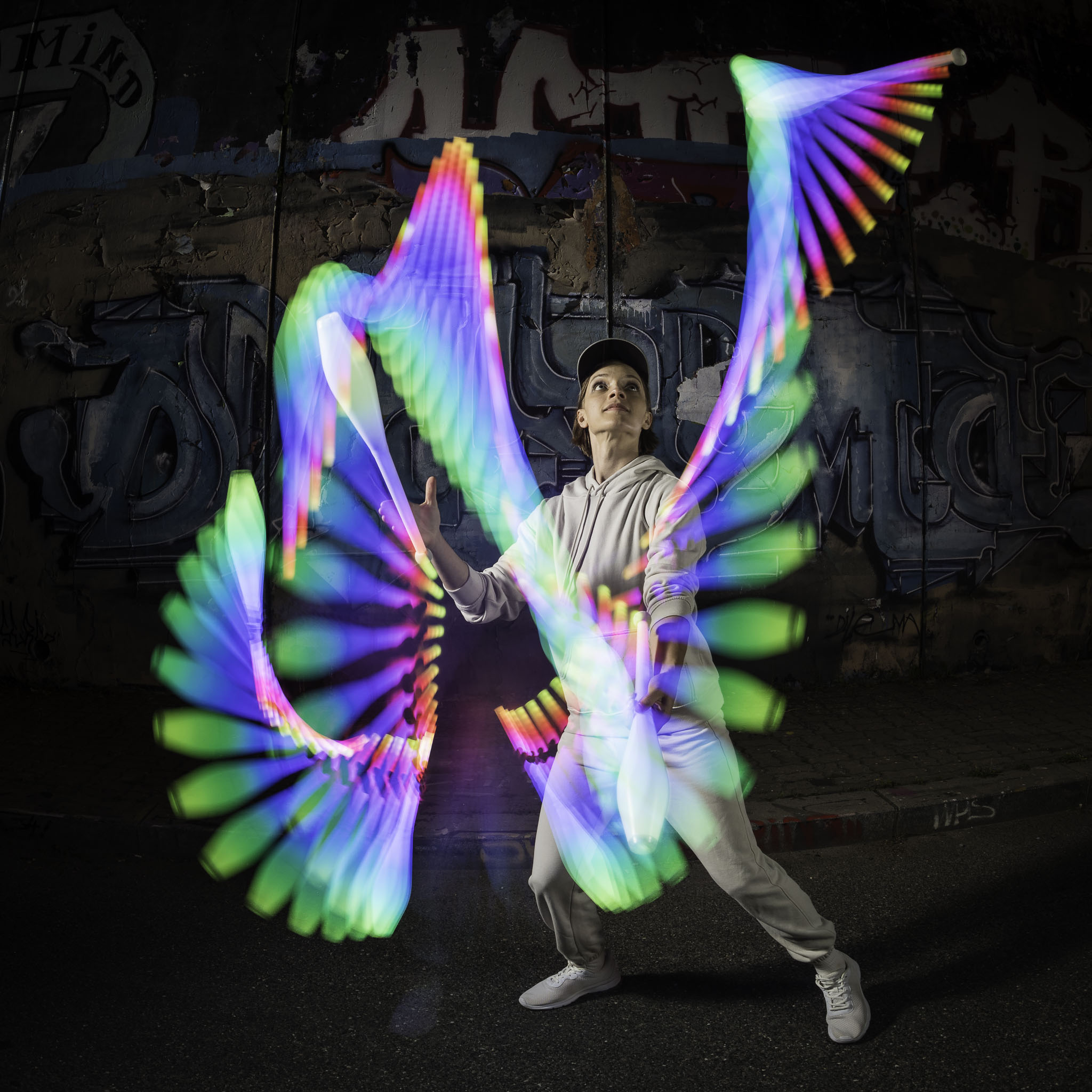 LED Juggling Club FT2 - Pyroterra Lighttoys