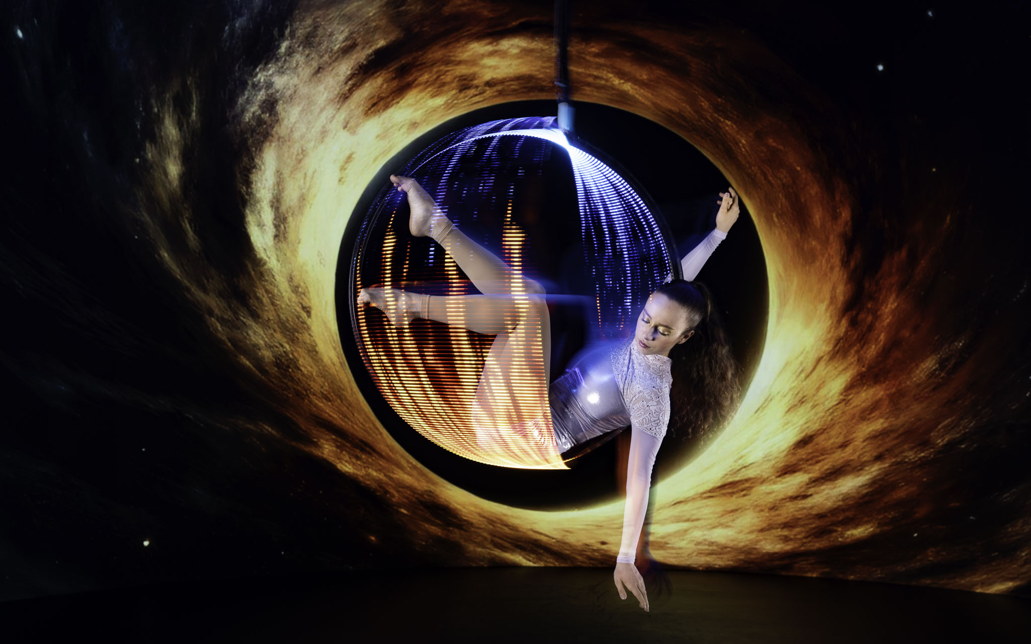 LED Aerial Hoop FT2 - Pyroterra Lighttoys